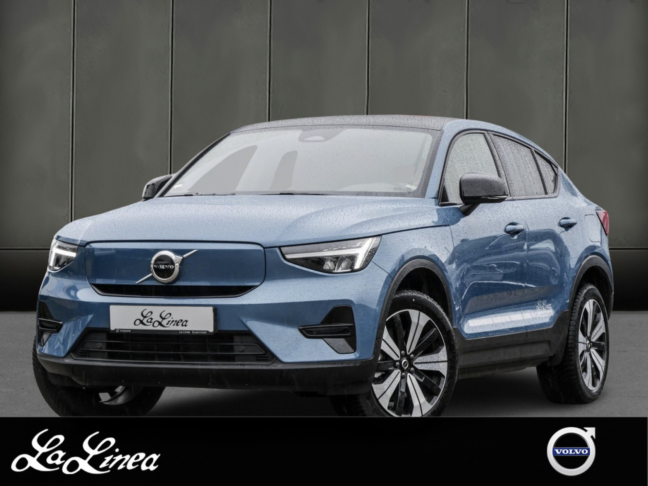 Volvo C40 Recharge Pure Electric Twin Plus AWD SUV Off road Blau Gebrauchtwagen 063235 La Linea
